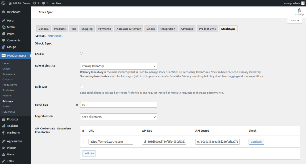 WooCommerce Stock Sync Pro – WP Trio